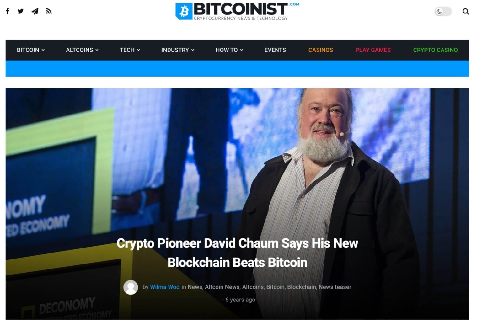Quem é David Chaum? Conheça tudo sobre o criador do eCash!